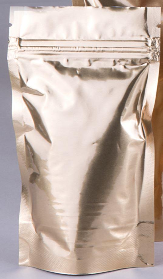 8,5X14,5 CM GOLD ( ALTIN ) * 10 ADET * KİLİTLİ DOYPACK TORBA